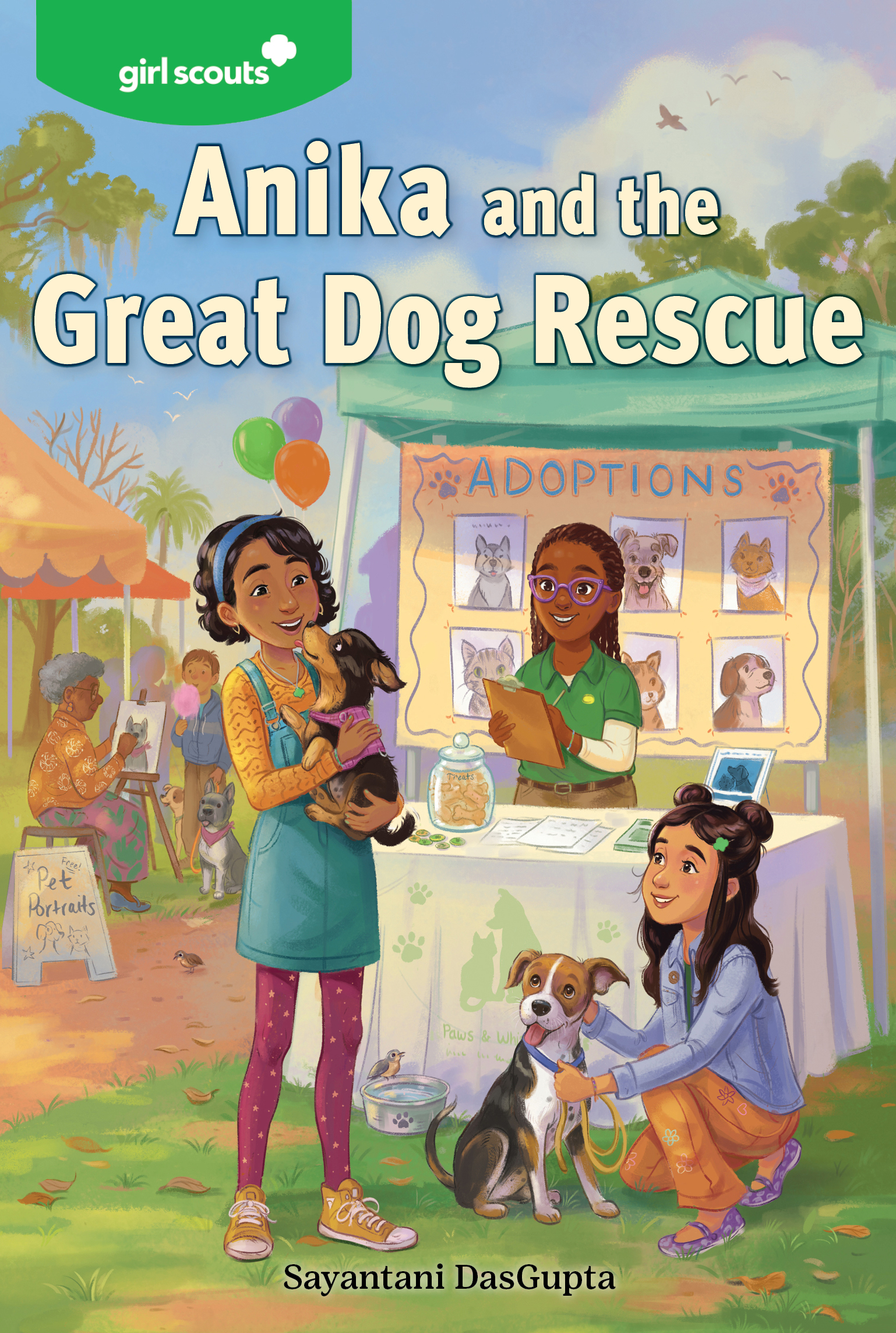 Girl Scouts: Anika and the Great Dog Rescue (A Girl Scouts Novel)